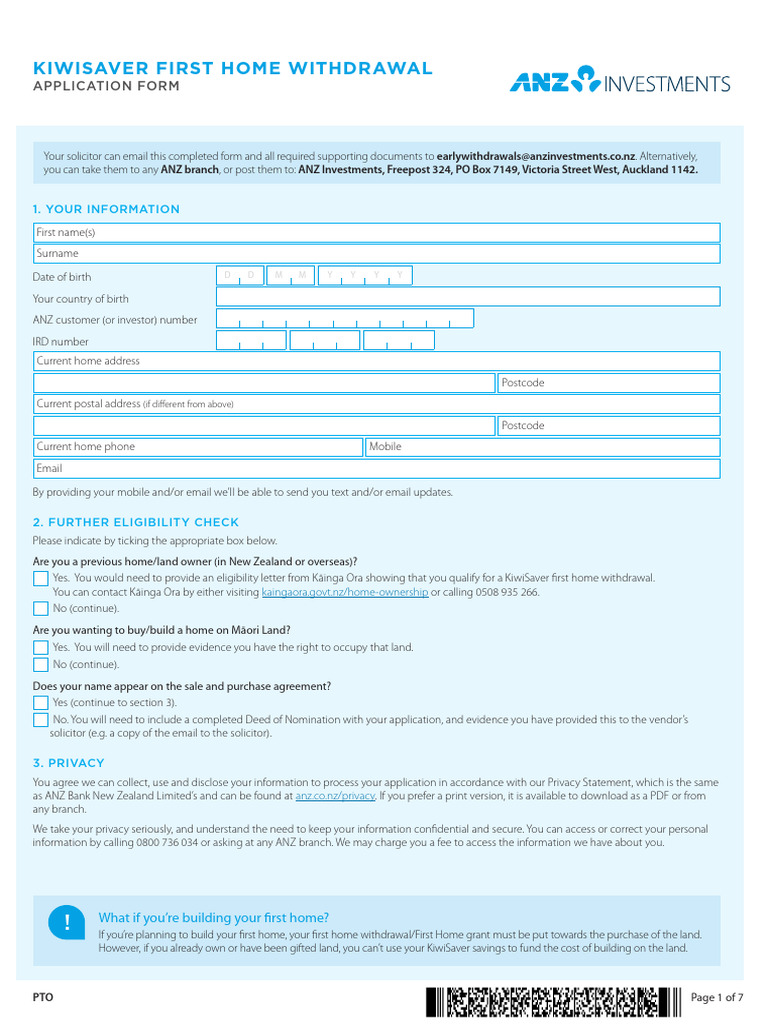 First Home Withdrawal Form | PDF | Identity Document