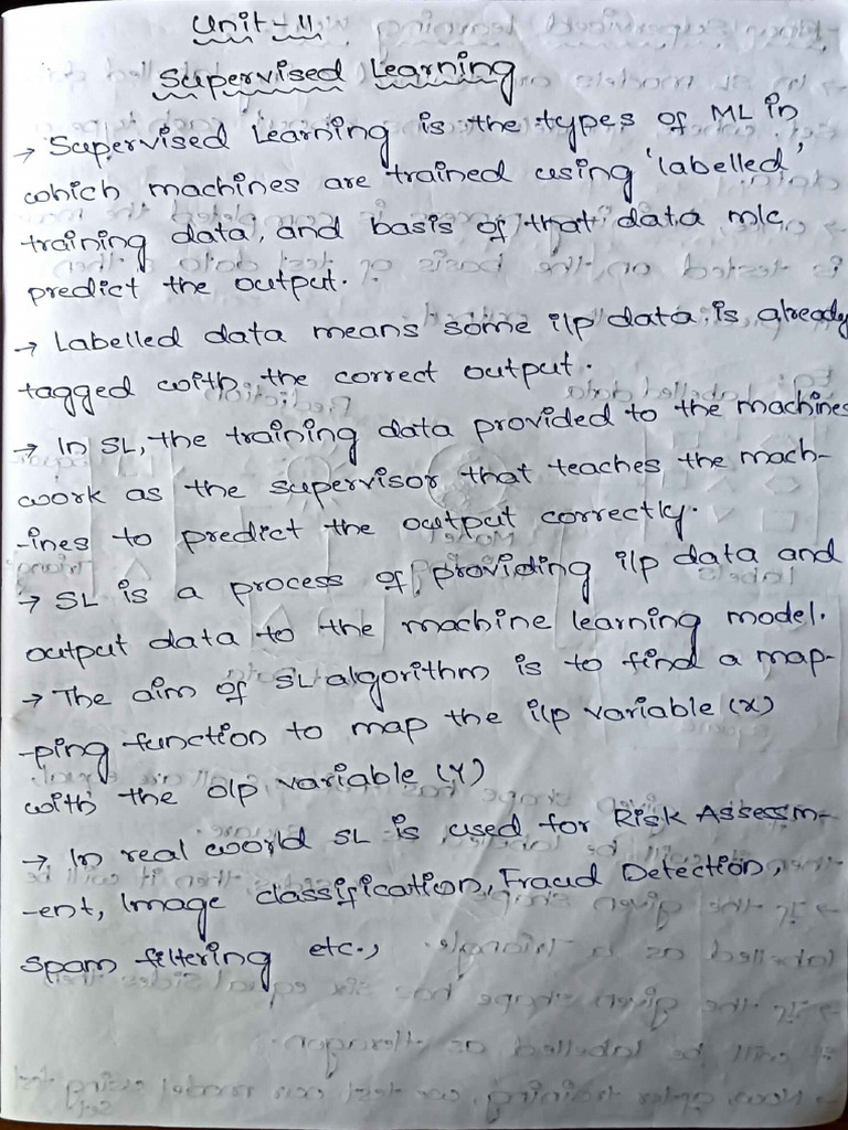 ML Unit 2 | PDF