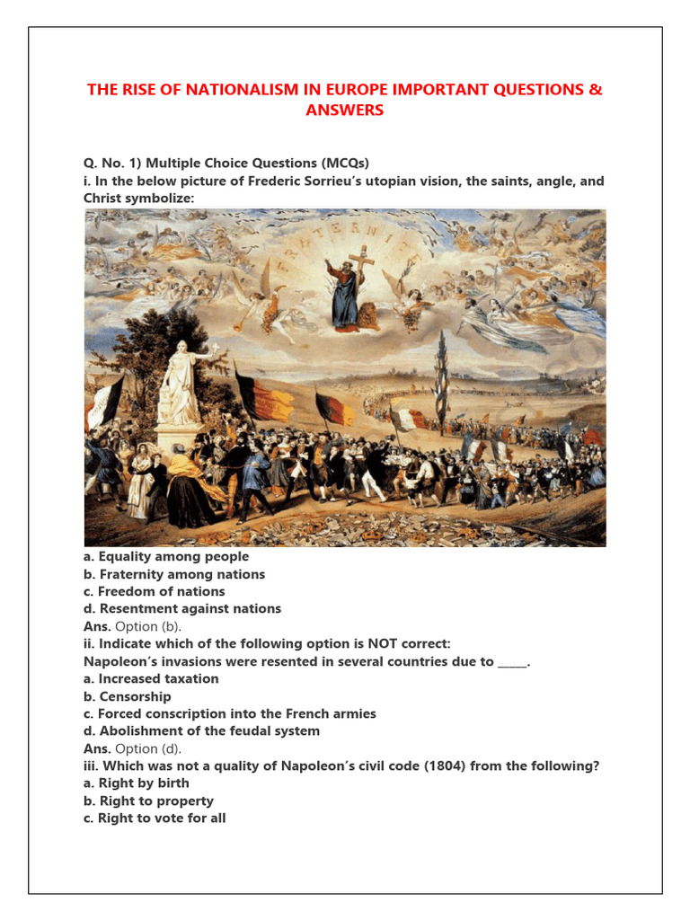 Nationalism in 19th Century Europe: Q&A | PDF | Balkans | Nationalism