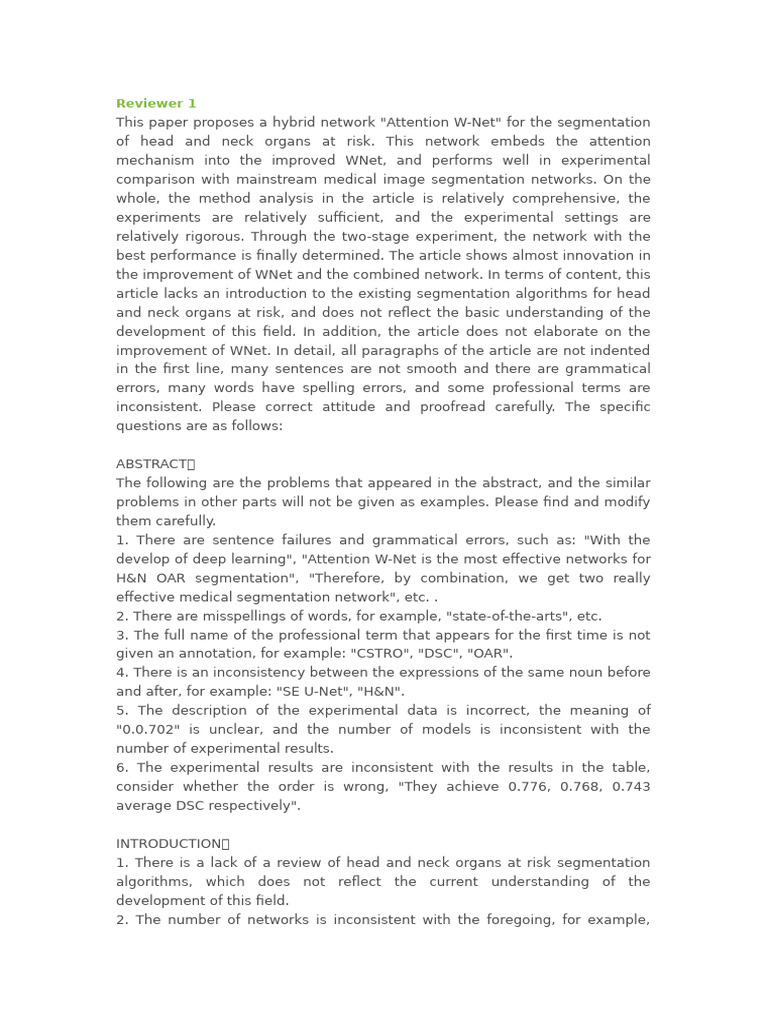 #9951020_Reviewers | PDF | Image Segmentation | Experiment