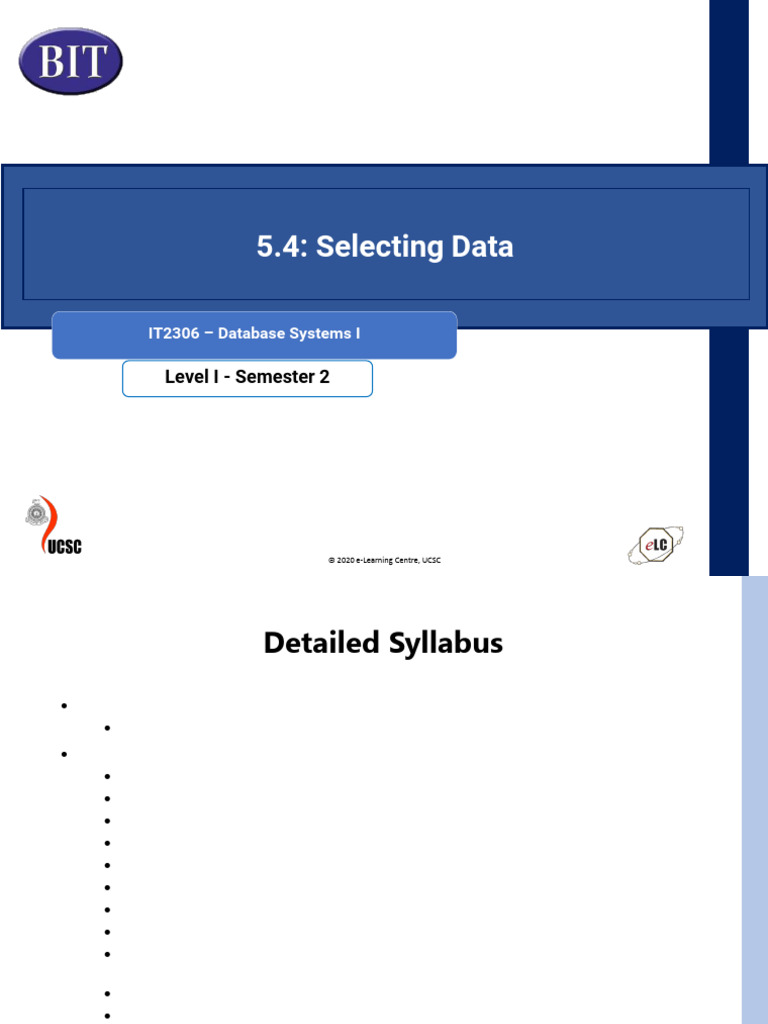 5.4 | PDF | Data | Computer Programming