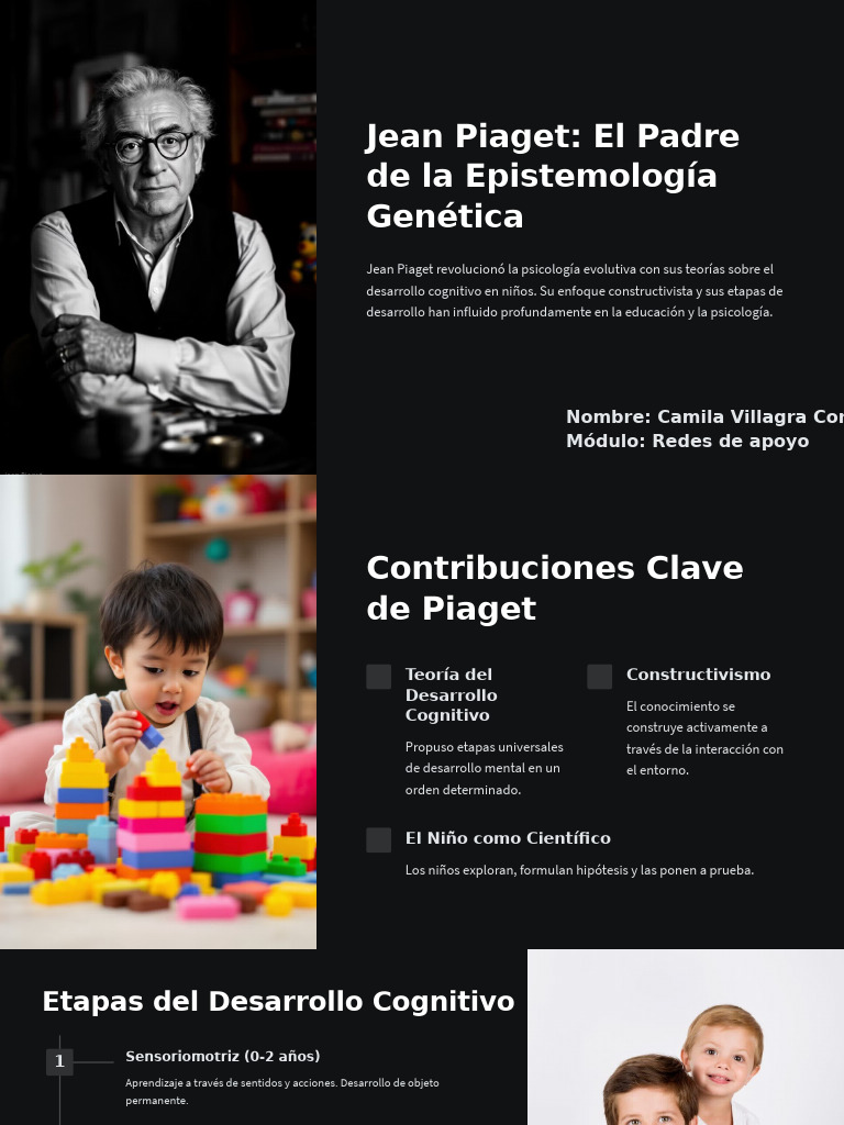 Jean Piaget | PDF | Aprendizaje | Constructivismo (filosofía de la educación)