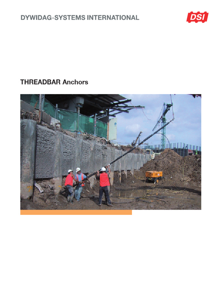 Dsi Australia Threadbar Anchors Eng 01 | PDF | Prestressed Concrete ...