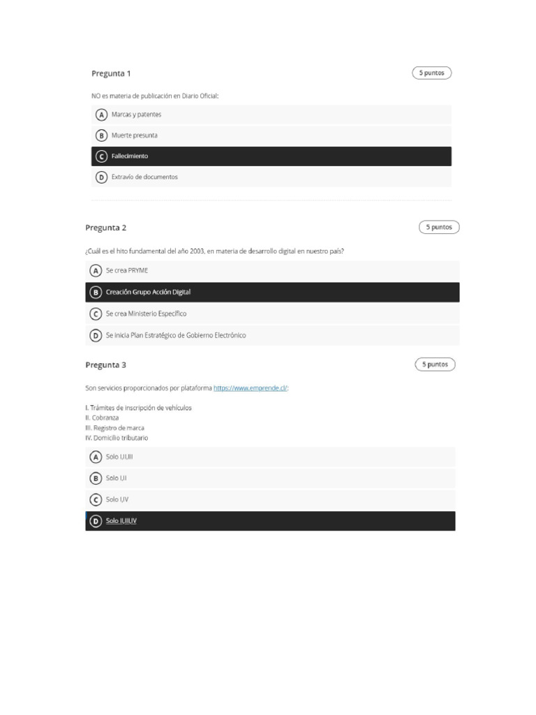 Gobierno Digital Prueba 2 GDG7001 | PDF