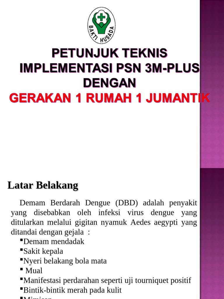 Materi Petunjuk Teknis Jumantik | PDF