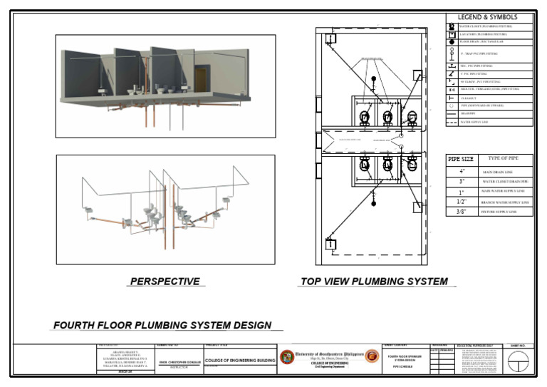 TYPICAL PLUMBING PLAN | PDF | Pipe (Fluid Conveyance) | Plumbing