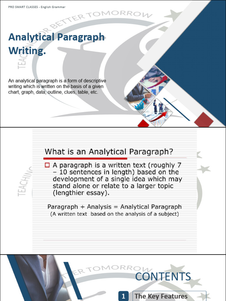Analytical Para | PDF | Paragraph | Chart