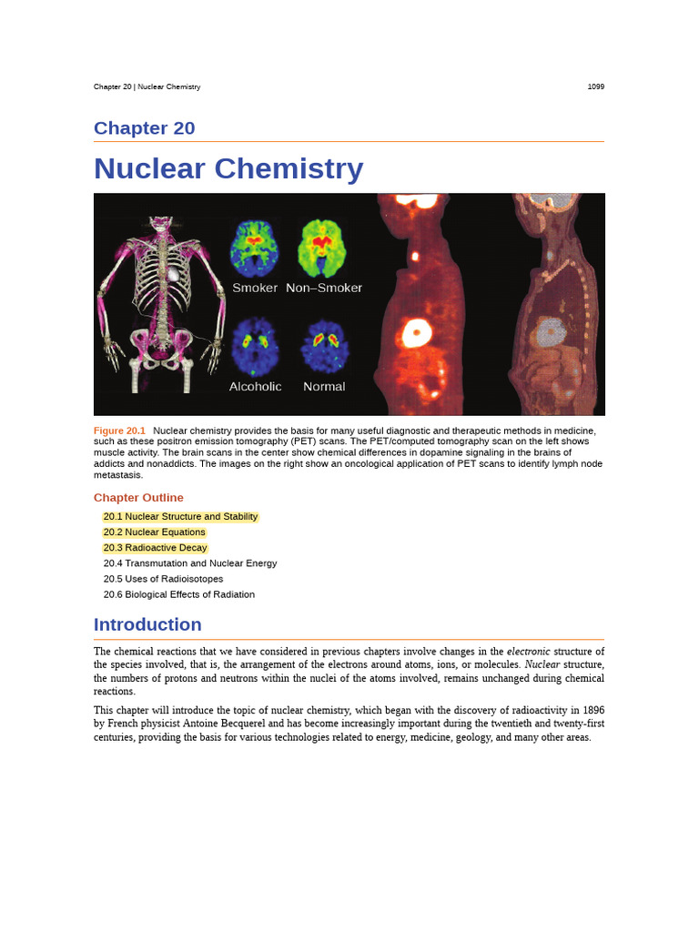 Unit 1_Nuclear Chemistry | PDF | Nuclear Physics | Radioactive Decay