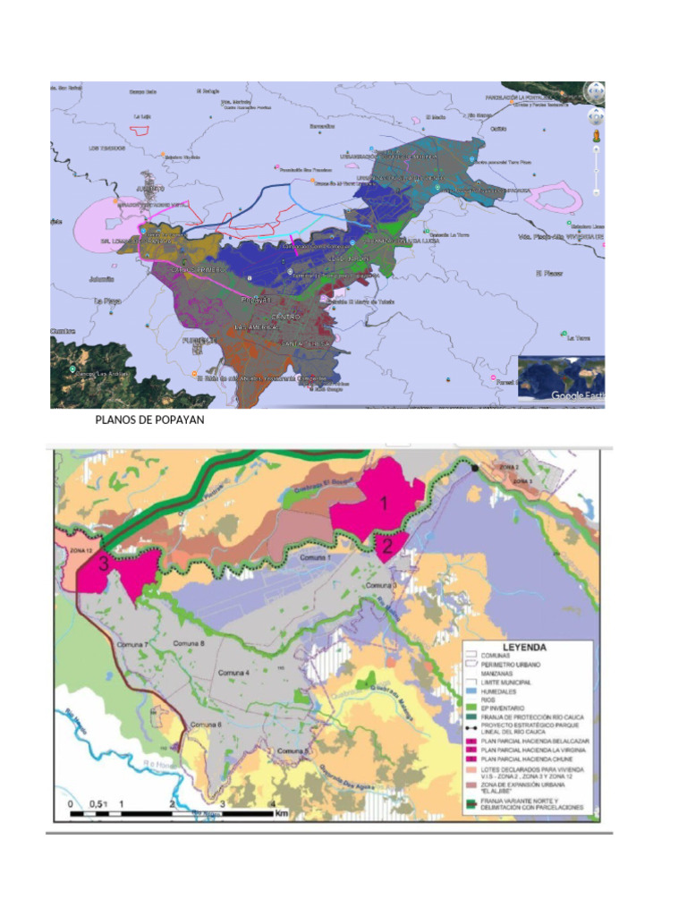 Planos de Popayan. 01 | PDF