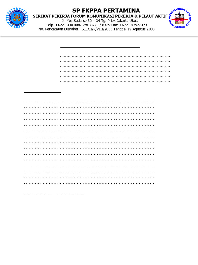 Form Pengaduan Pekerja | PDF