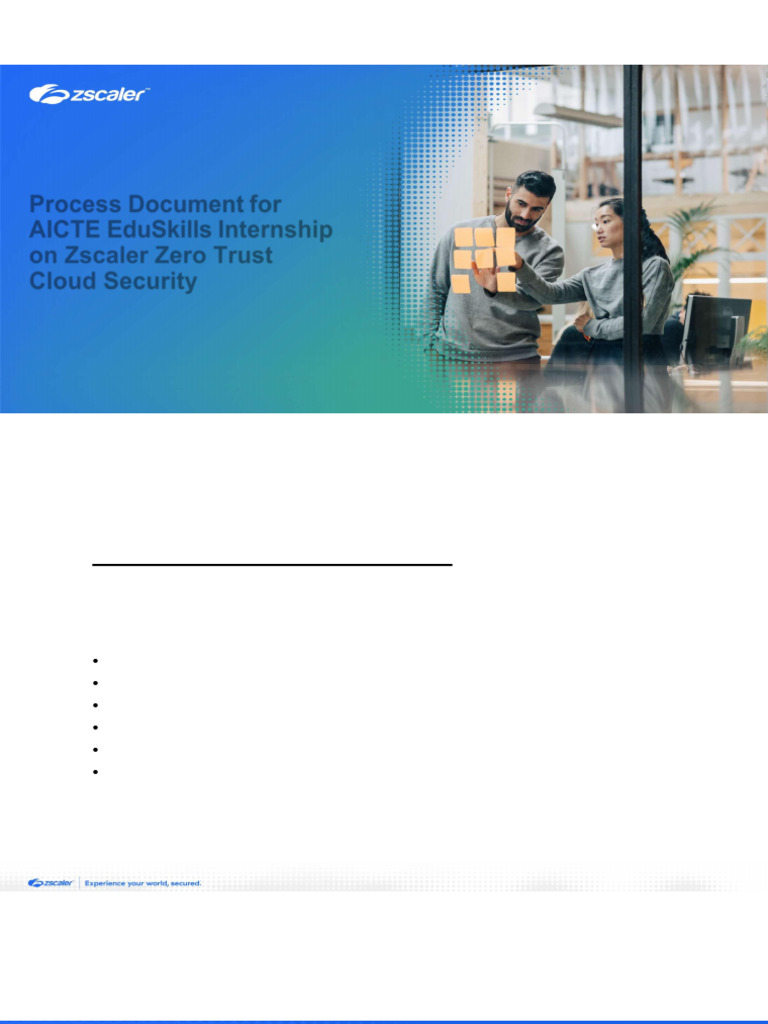 ZERO TRUST CLOUD SECURITY Process Documents | PDF | Software | Computing