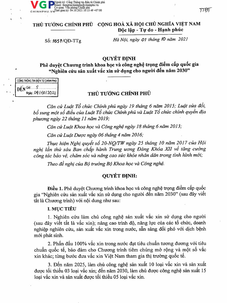 Chien Luoc Cong Tac Dan Toc 2021-2030 | PDF