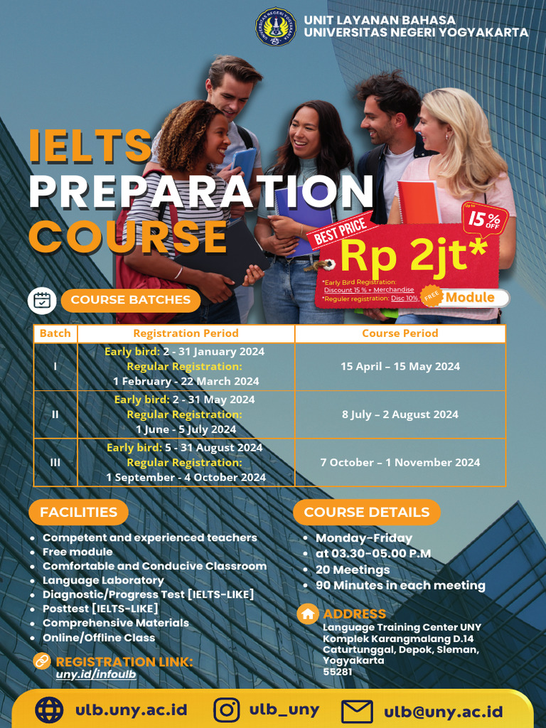 Brosur Pelatihan IELTS Periode 2-2024 | PDF