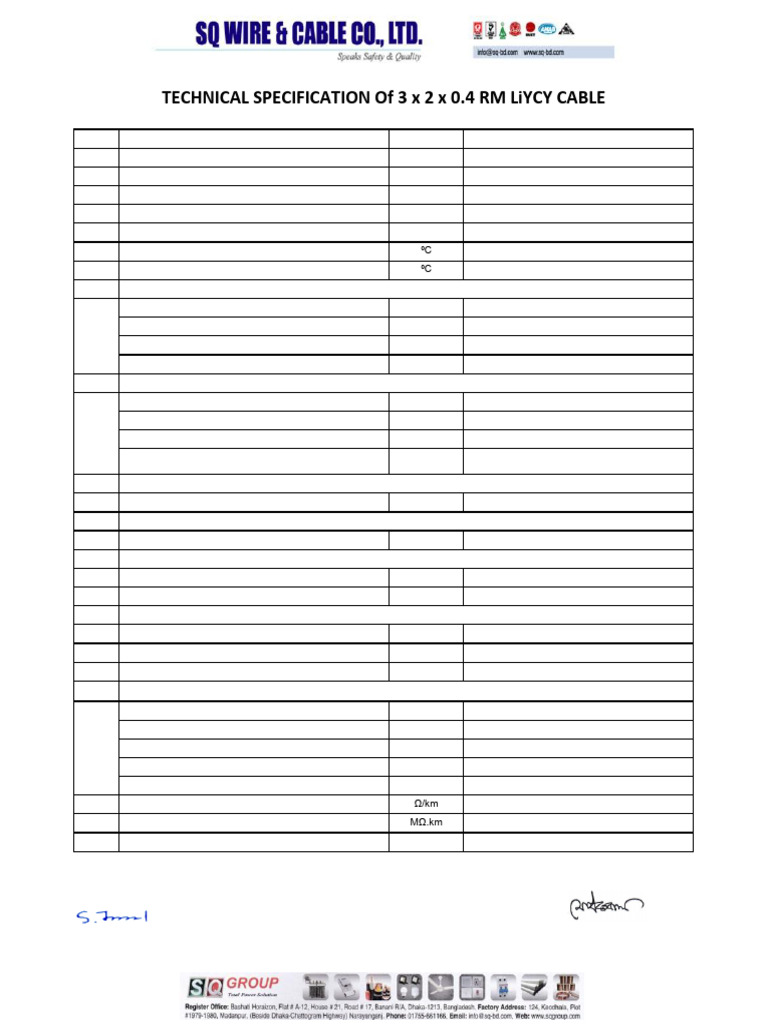 LiYCY | PDF | Wire | Electrical Conductor