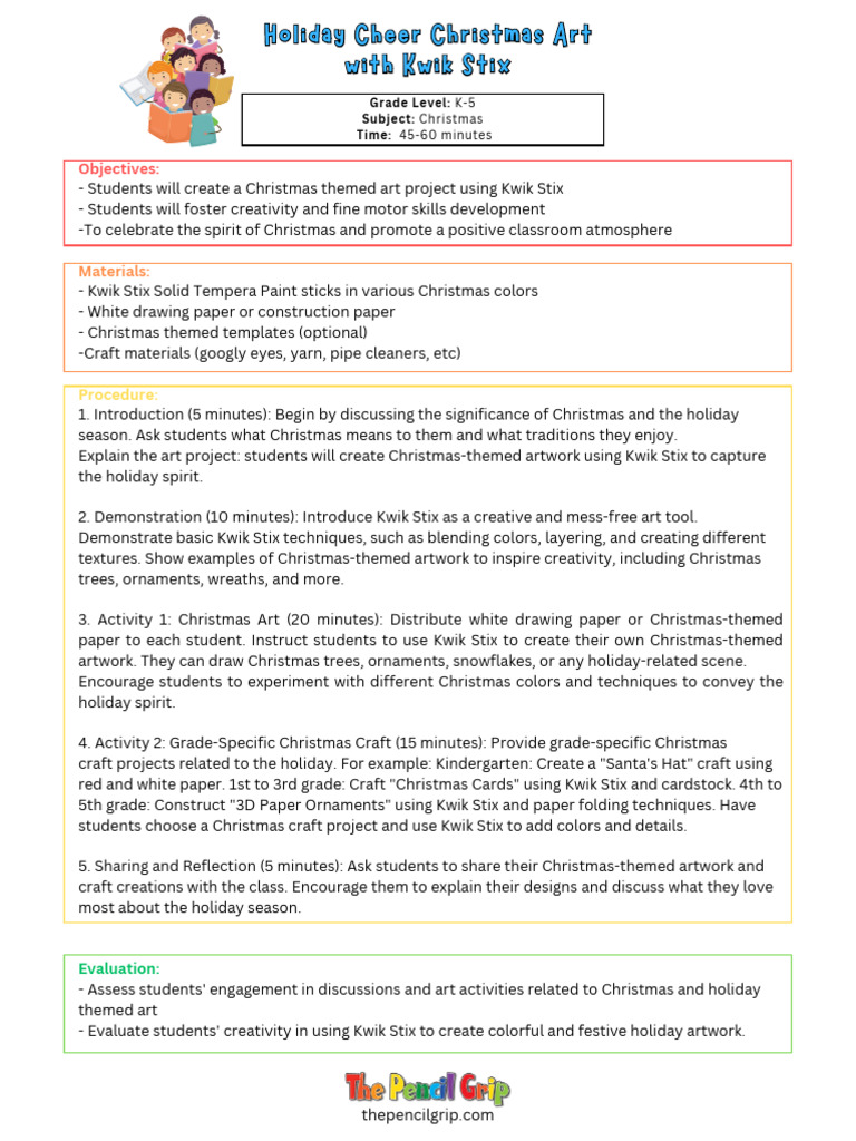 Christmas_lesson_plan_1 | PDF | Lesson Plan | Christmas