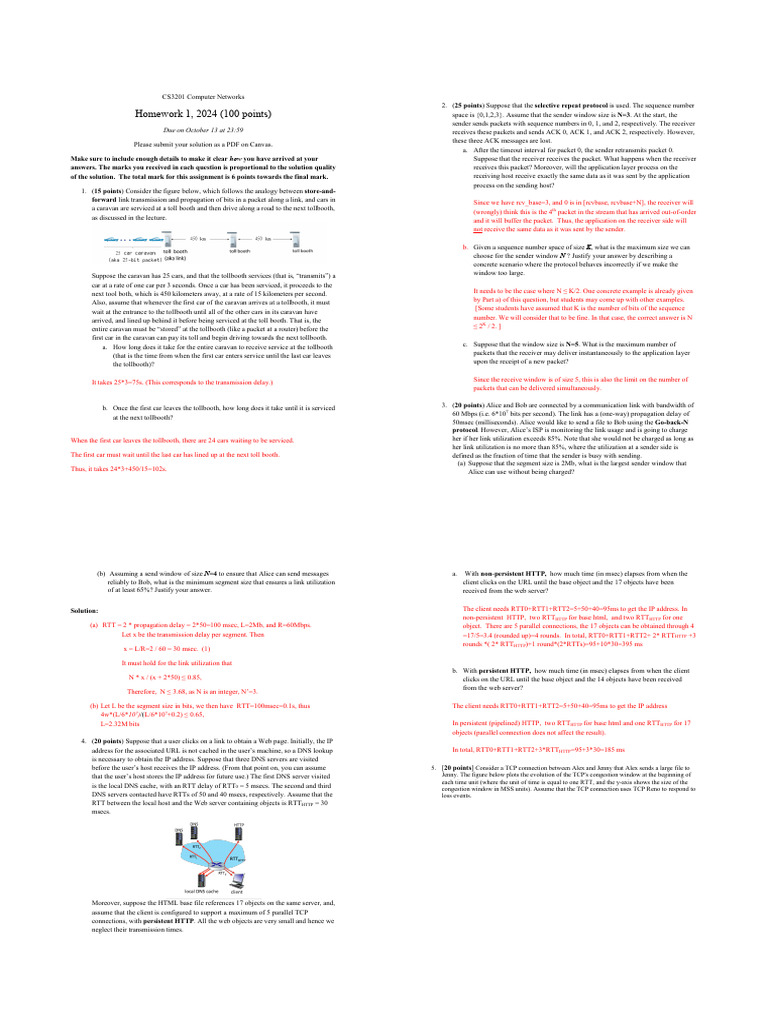 assignment01-2024-solution | PDF | Transmission Control Protocol | Computer Science