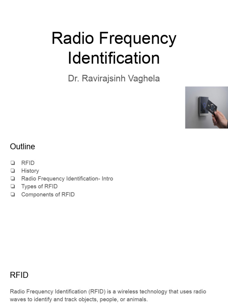 Radio Frequency Identification | PDF | Radio Frequency Identification | Antenna (Radio)