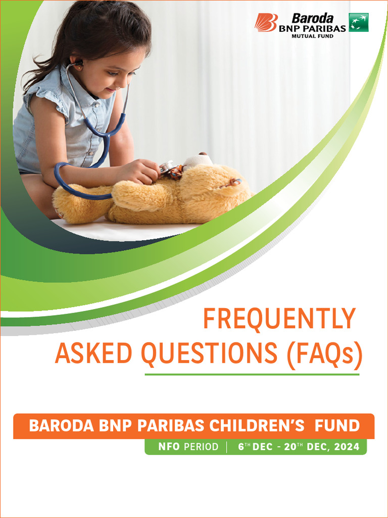 BBNPP Children's Fund NFO FAQ's For Circulation | PDF | Investing | Interest