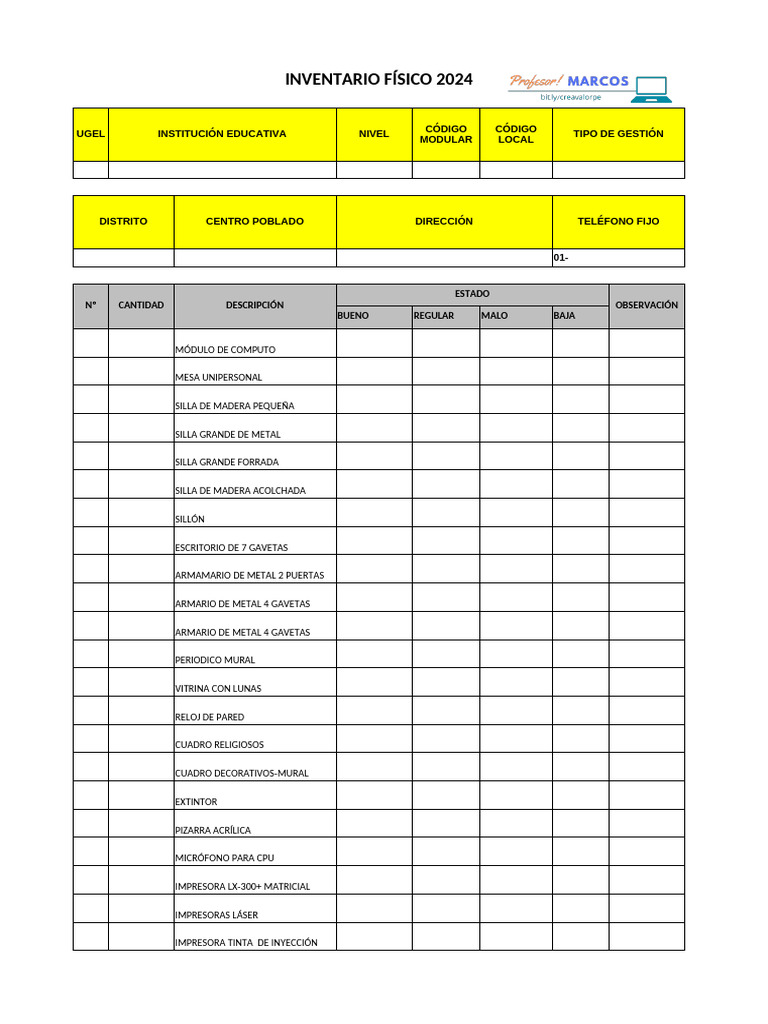 Inventario Fisico | PDF