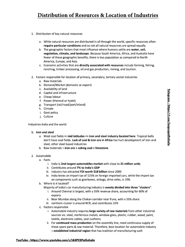 Distribution of Resource | PDF