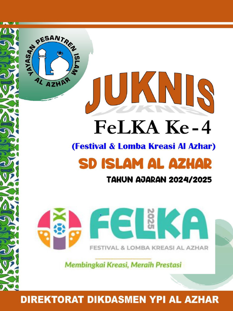 JUKNIS FeLKA 2025 JENJANG SD ISLAM AL AZHAR | PDF