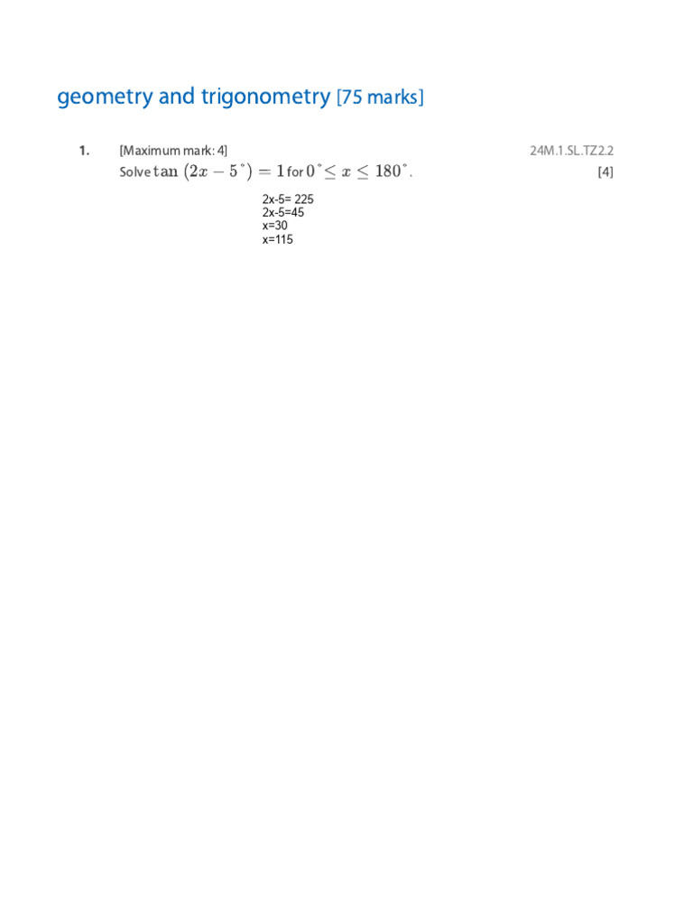 Geometry and Trigonometry Exam Review | PDF | Area | Circle