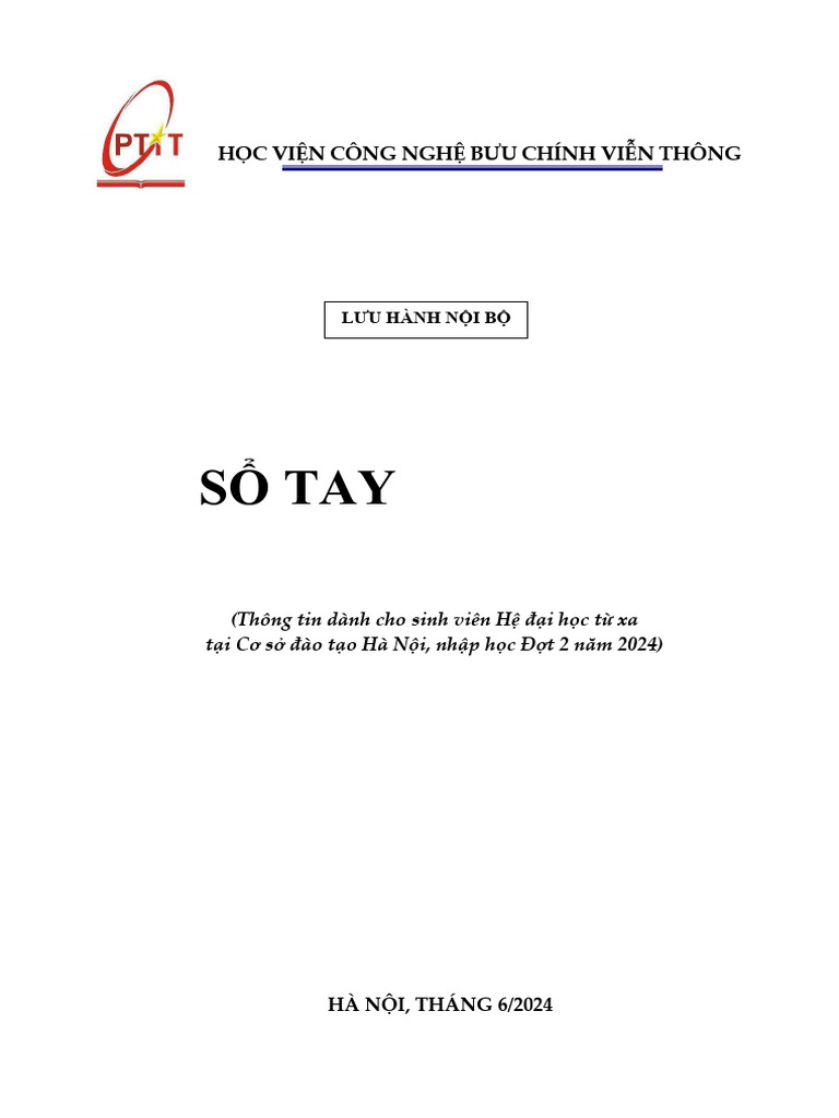 Sổ tay SV Đợt 2 | PDF