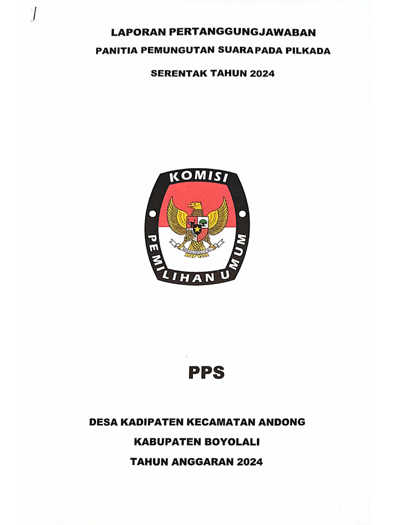 Spj Honorarium November PPS Desa Kadipaten | PDF