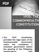 1935 Philippine Constitution | PDF