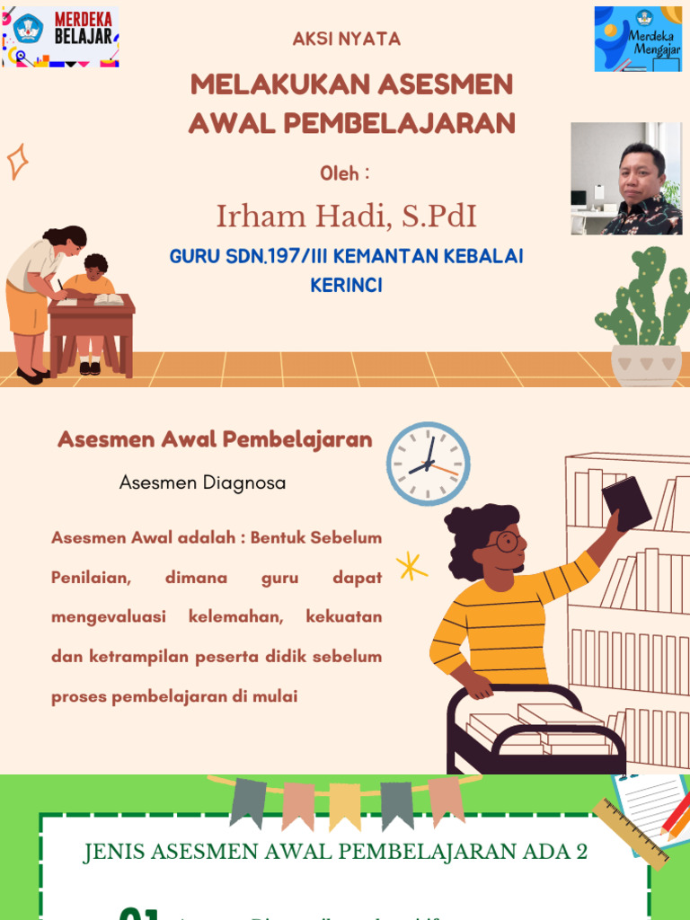 Panduan Asesmen Awal Pembelajaran | PDF
