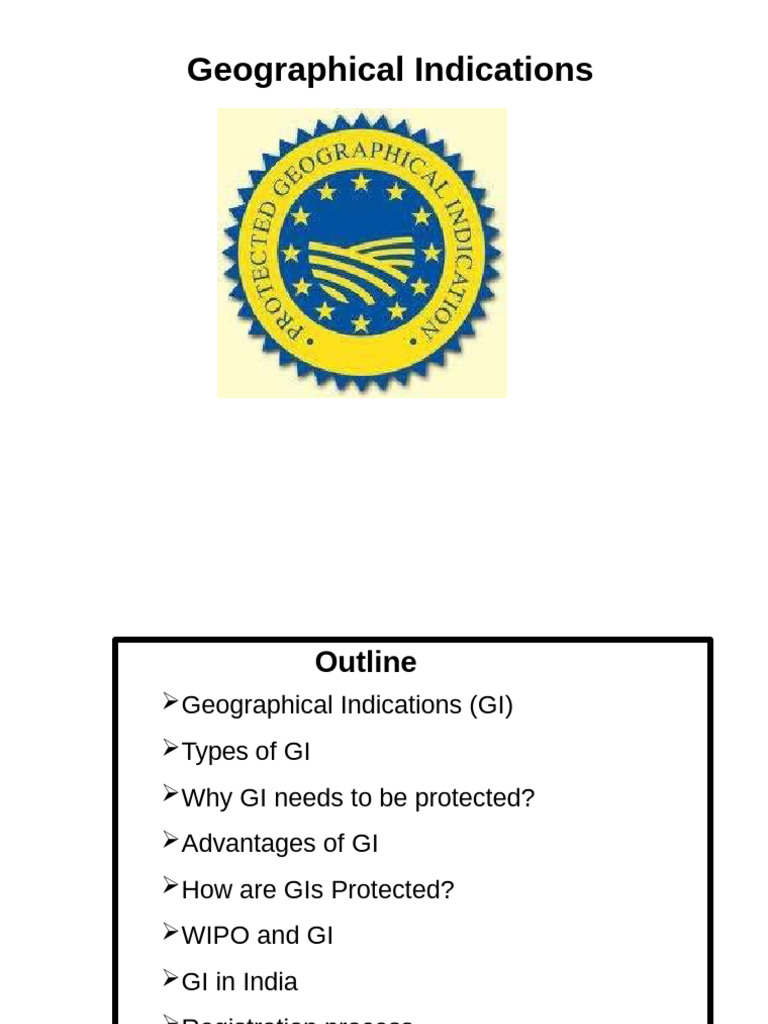 Geographical Indication | PDF