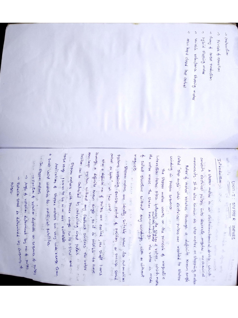 SEM UNIT-1 Handwritten | PDF