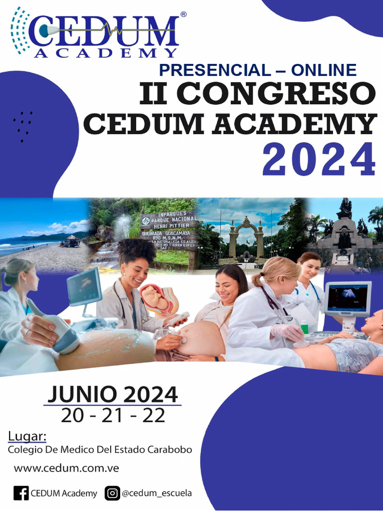 II Congreso de Ultrasonido Medico Cedum Junio 2024 | PDF | Tecnología bancaria | Industrias de ...