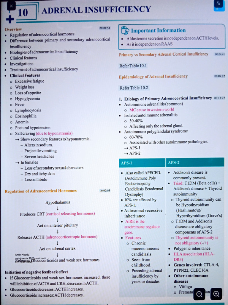 Adrenal Insufficiency | PDF