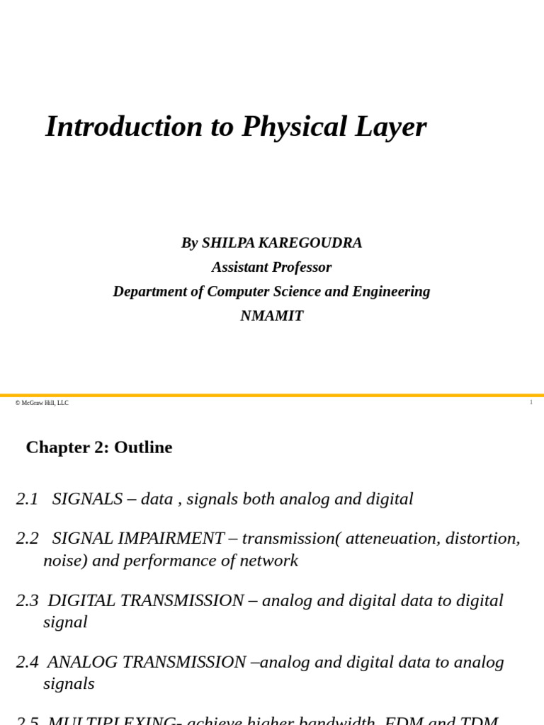 UNIT-1 Chap-2 Computer Networks | PDF | Signal To Noise Ratio | Computer Network