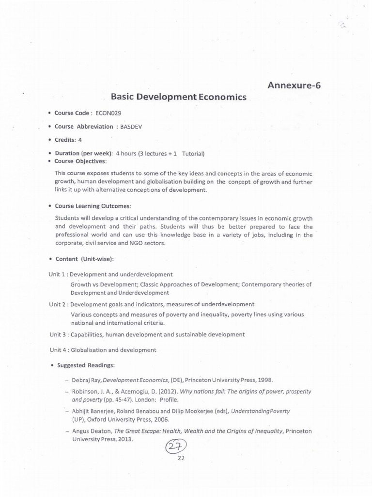Basics of Development Economics | PDF | Economic Growth | Thomas Piketty