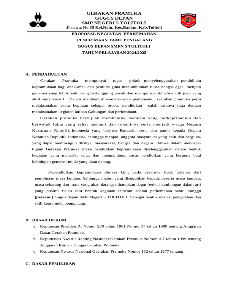 Proposal Persami Spenli | PDF