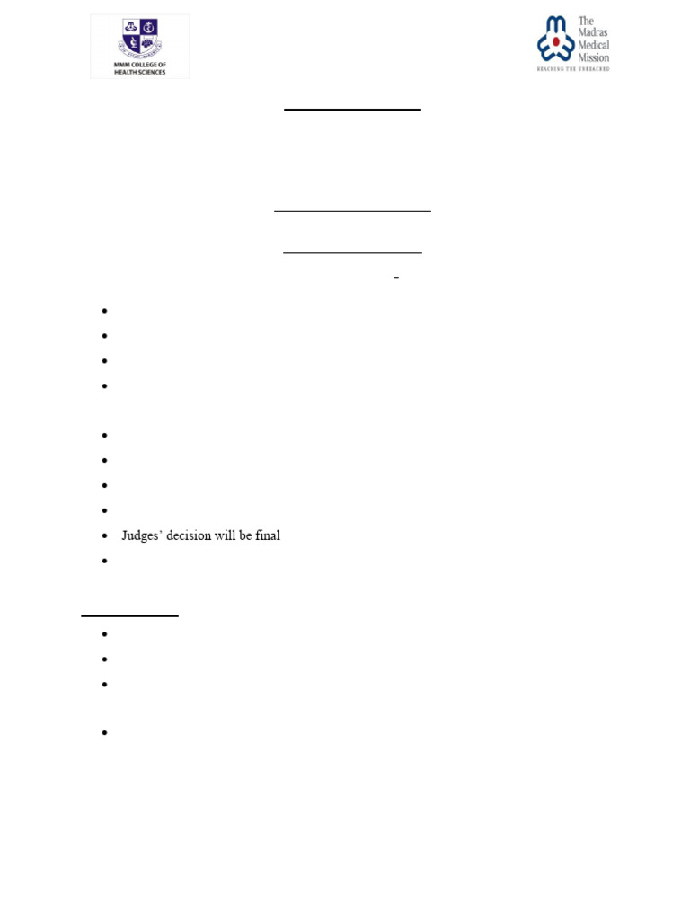 Estrella Events - Rules & Regulations | PDF | Photograph