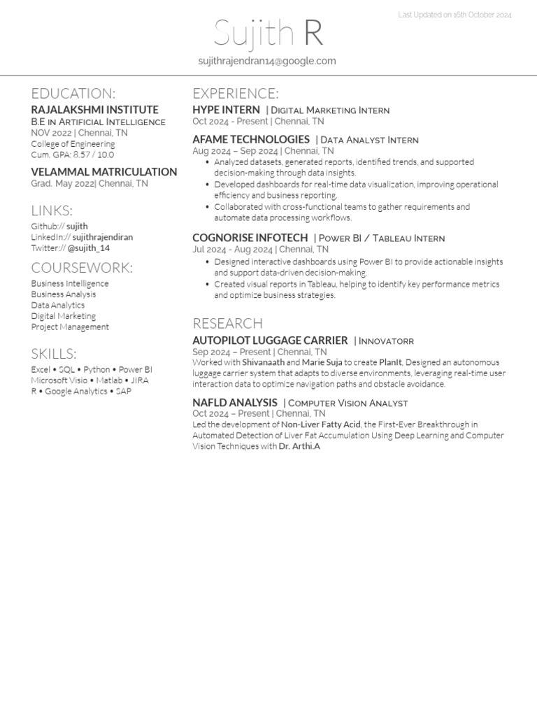 New_Resume (1) | PDF | Information Science | Information Retrieval