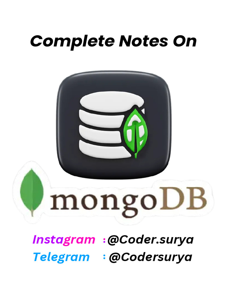 Instagram & Telegram: coder.surya | PDF