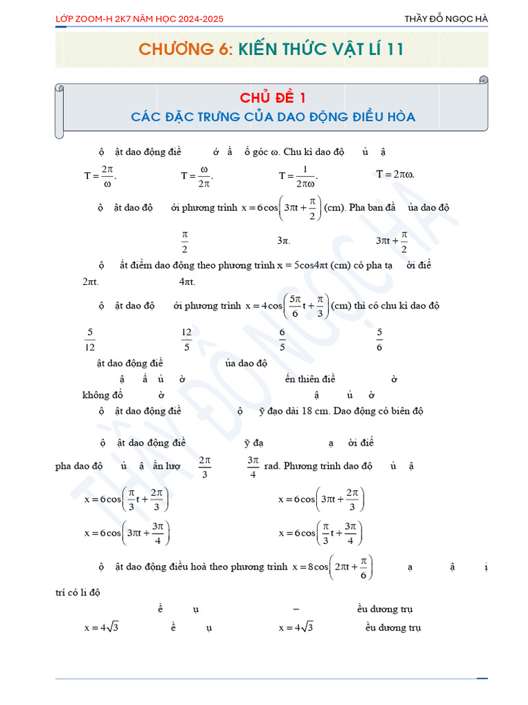 btvn b41 zoom-h 2k7 thầy đỗ ngọc hà | PDF