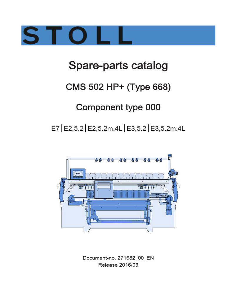 Spare-Parts Catalog: CMS 502 HP+ (Type 668) Component Type 000 | PDF ...