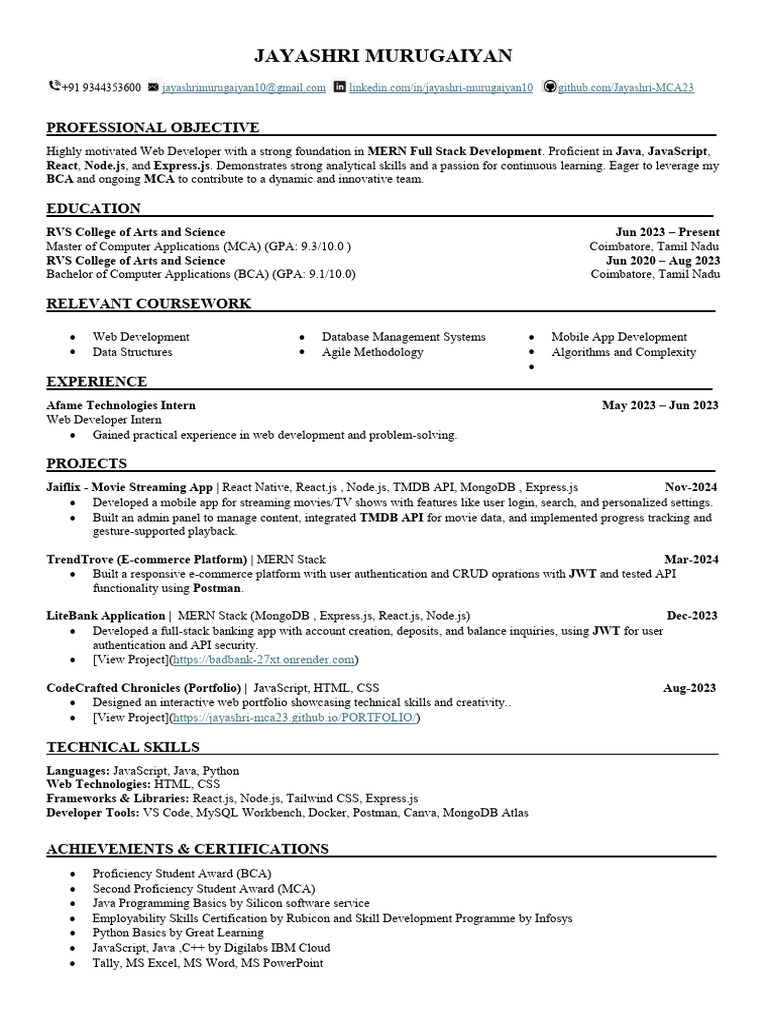 Jayashri Murugaiyan -Ads(2) | PDF | Web Development | Java Script Jayashri Murugaiyan -Ads(2) | PDF | Web Development | Java Script