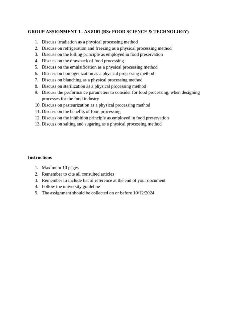 GROUP ASSIGNMENT1 - BSC - FST - Nov - 2024 | PDF