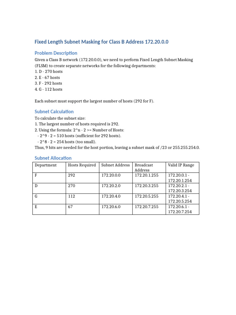 Fixed_Length_Subnet_Masking | PDF