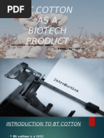 Science of Bt Cotton Development | PDF | Plasmid | Gene