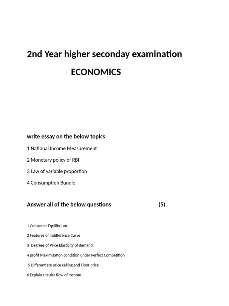 Economics | PDF