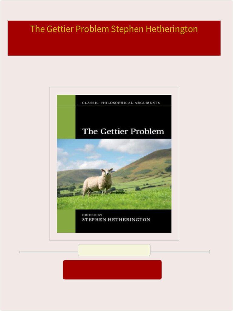 3886Get The Gettier Problem Stephen Hetherington free all chapters ...