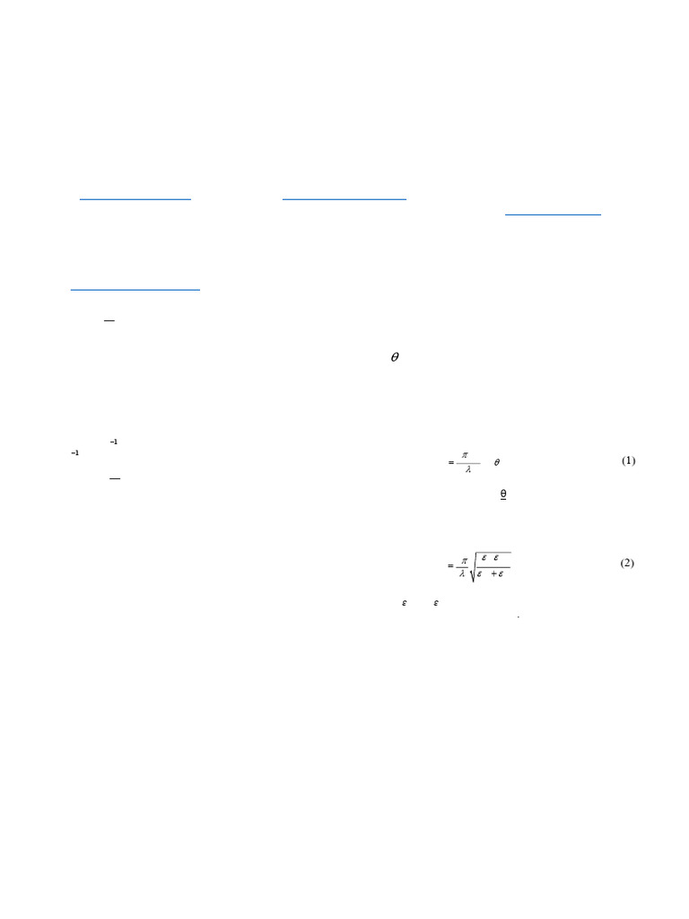 final paper | PDF | Surface Plasmon Resonance | Biosensor