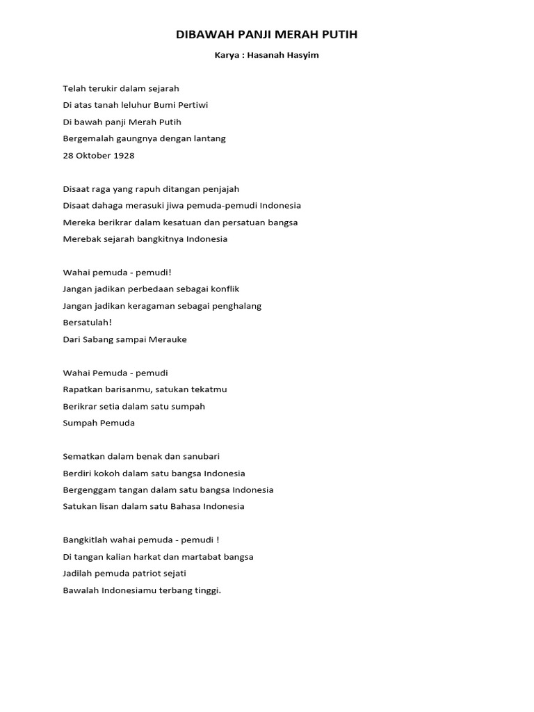 Dibawah Panji Merah Putih | PDF